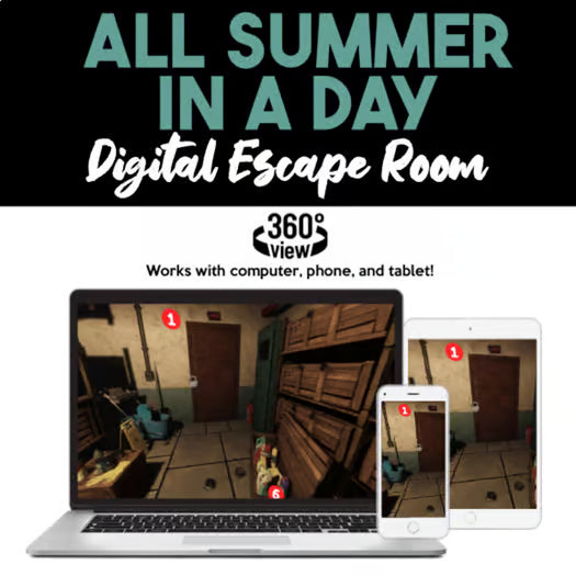 All Summer in a Day Digital Escape Room – Chomping at the Lit