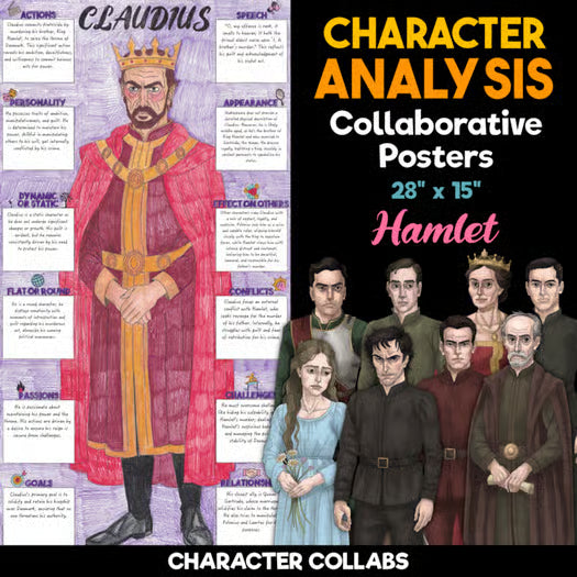Hamlet Character Analysis Posters — Character Collabs – Chomping at the Lit