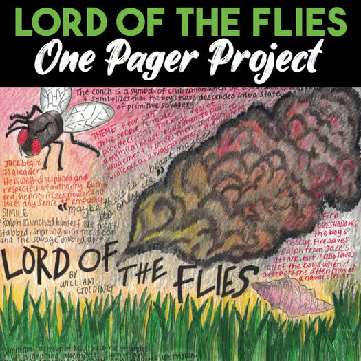 Lord of the Flies One Pager Project – Chomping at the Lit