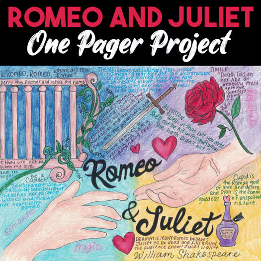 Romeo and Juliet One Pager Project – Chomping at the Lit