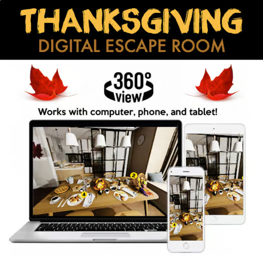 Thanksgiving Digital Escape Room – Chomping at the Lit
