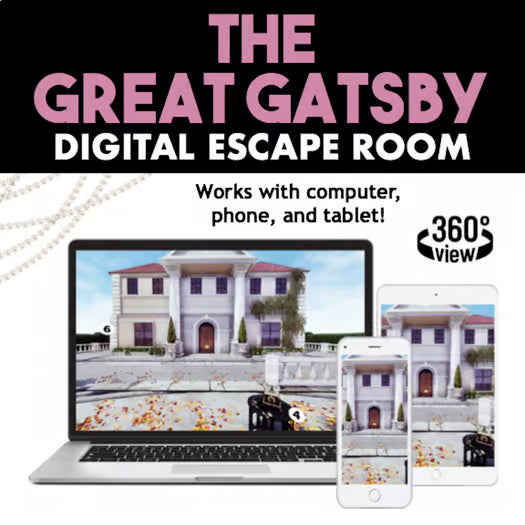 The Great Gatsby Digital Escape Room – Chomping at the Lit