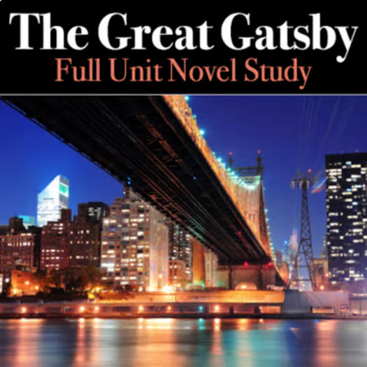 The Great Gatsby Novel Study — Complete Unit Plan – Chomping at the Lit