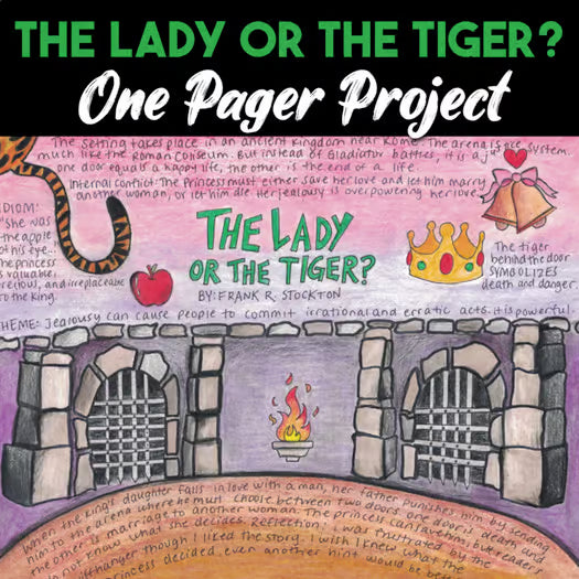 The Lady or the Tiger? One Pager Project – Chomping at the Lit