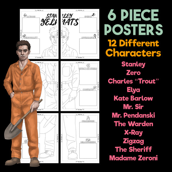 Holes Character Analysis Posters — Character Collabs – Chomping at the Lit
