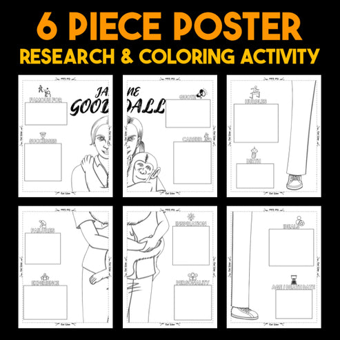 Jane Goodall — Powerful People Collaborative Poster Activity – Chomping ...
