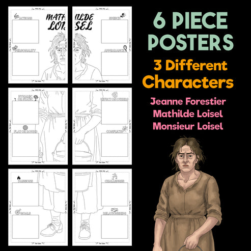 The Necklace Character Analysis Posters — Character Collabs – Chomping ...